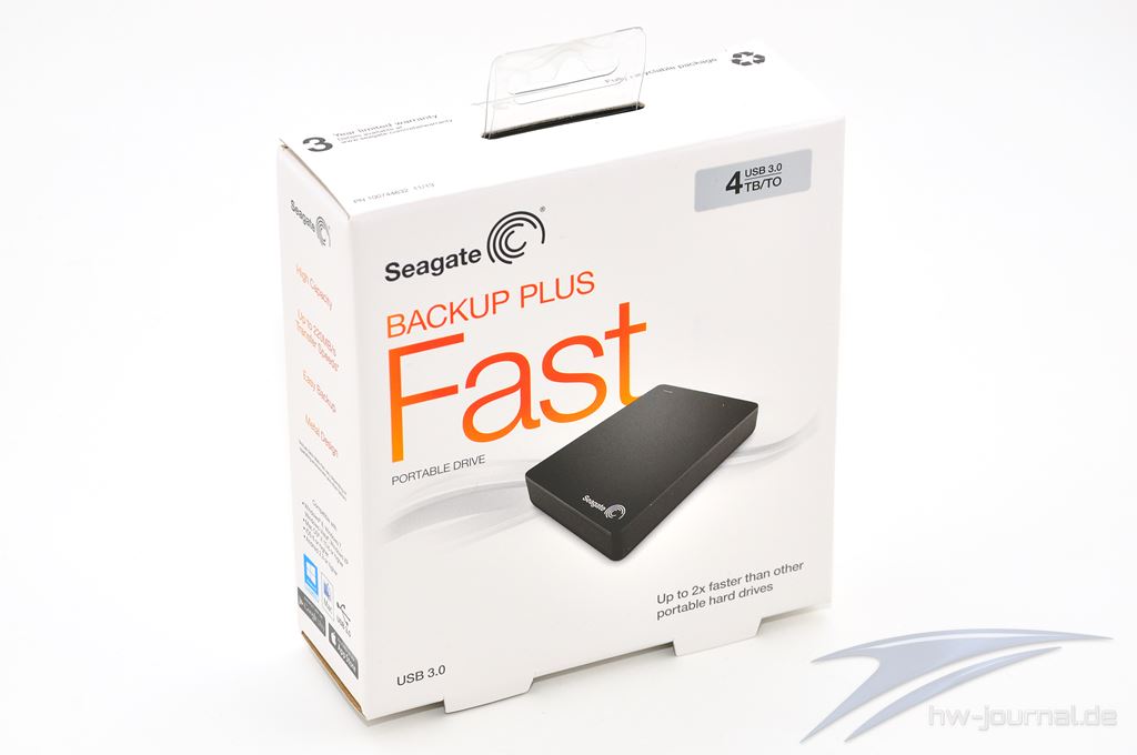 Test: Seagate Backup Plus Fast 4TB USB 3.0 - Results from #1