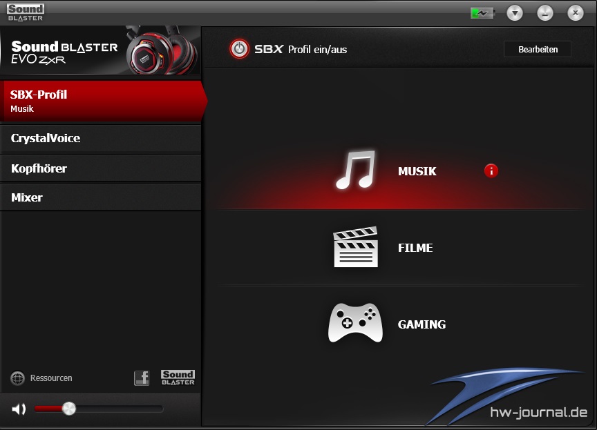 Test: Creative Sound Blaster EVO ZxR - Results from #2