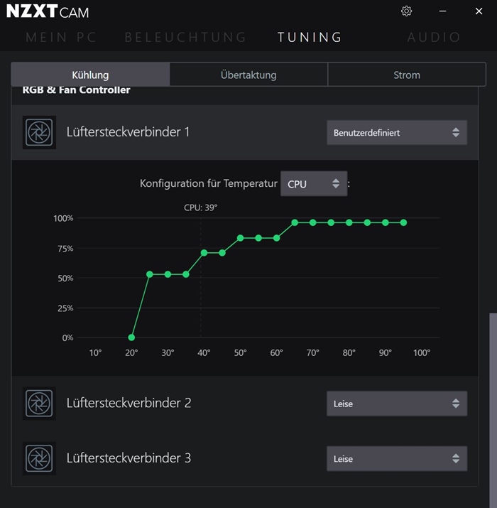 Test: NZXT RGB & Fan Controller - Results from #1