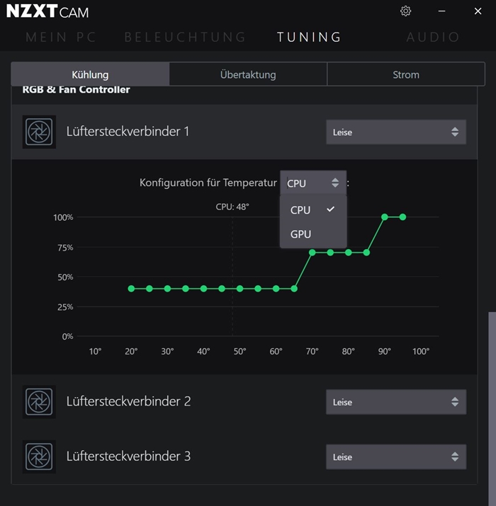 Test: NZXT RGB & Fan Controller - Results from #1