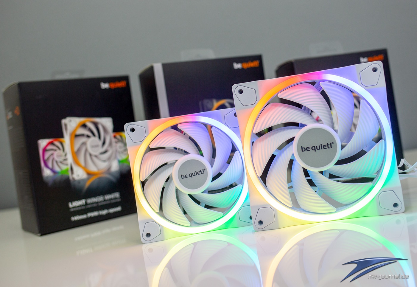 Test: be quiet! Light Wings White - 120mm und 140mm